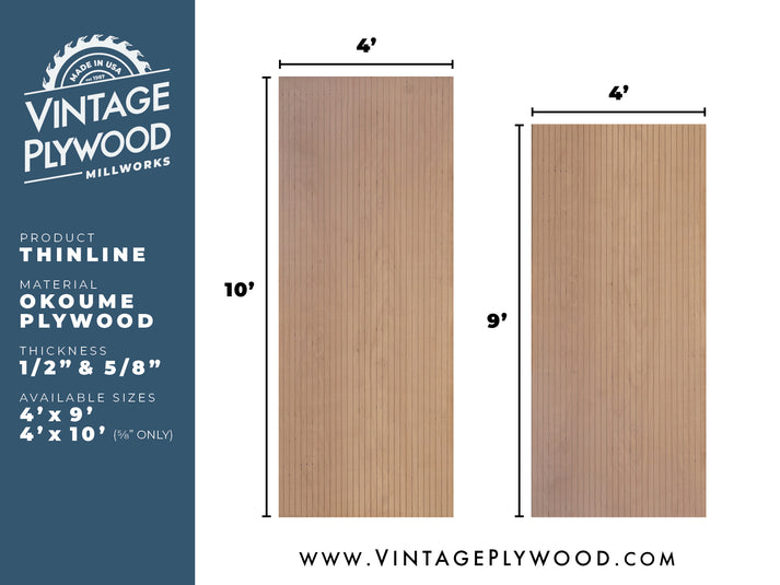 Thinline | Exterior Siding & Interior Paneling | Vintage Plywood ...